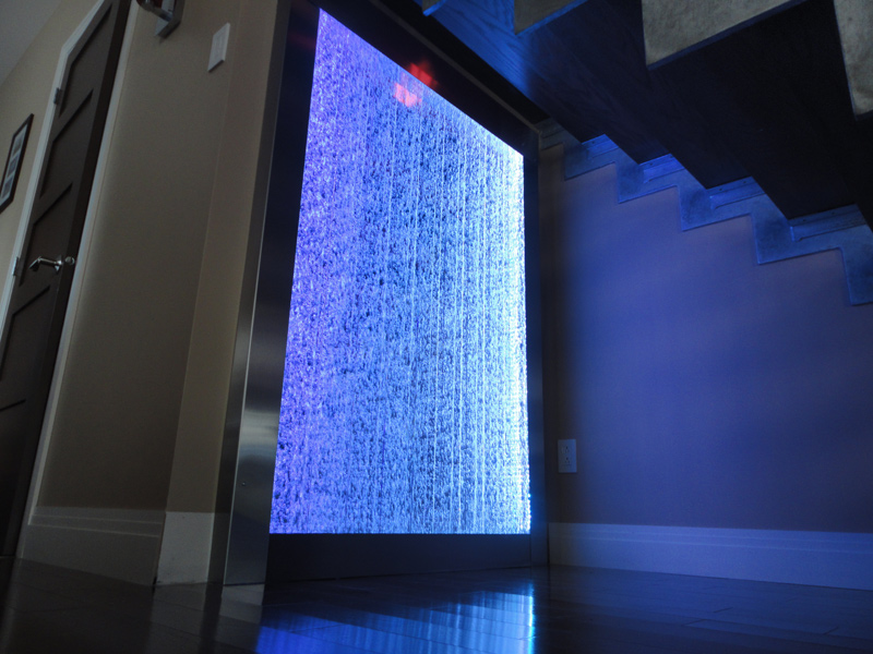 Indoor bubble wall, conception and installation - Canada Indoor bubble wall, conception and installation - Canada